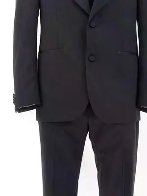 Corneliani Satin Shawl-lapel Three-piece Suit - Grey