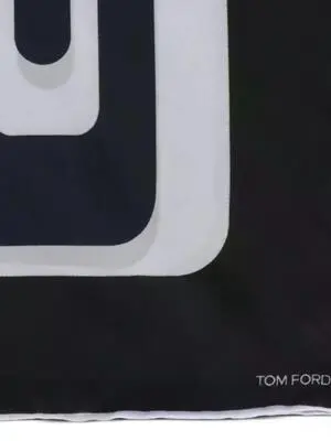 TOM FORD Geometric-print Pocket Square