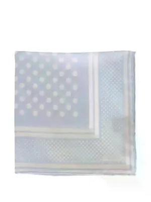 TOM FORD Polka-dot Pocket Square - Blue
