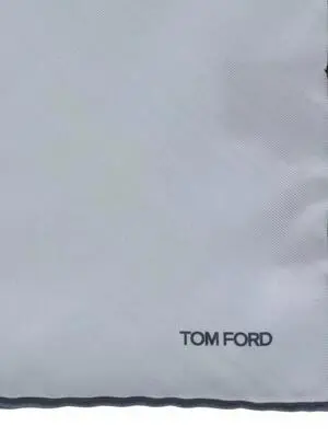 TOM FORD Logo-print Silk Pocket Square