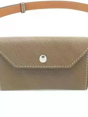 Hermès 18 Kelly Pocket Leather Belt Bag - Grey