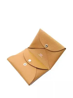 Hermès 2023 Calvi Duo Coin Purse - Neutrals