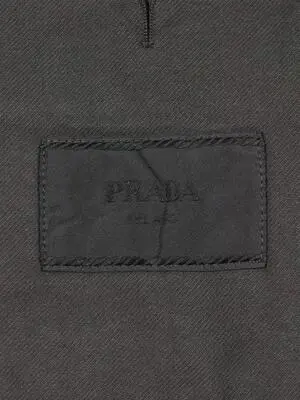Prada Single-breasted Cotton Coat