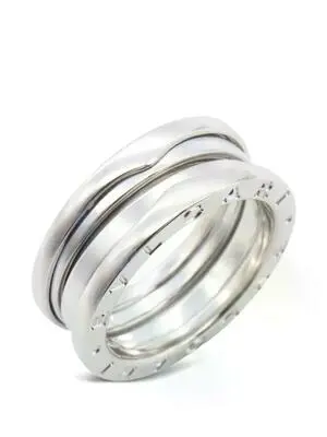 BVLGARI B.zero1 18k White Gold 3-band Ring