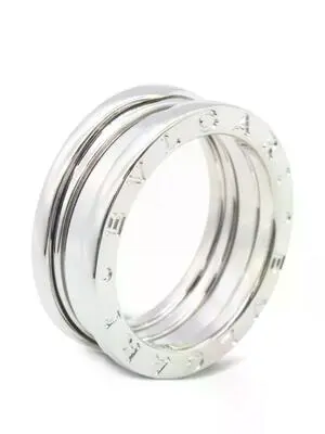 BVLGARI B.zero1 18k White Gold 3-band Ring