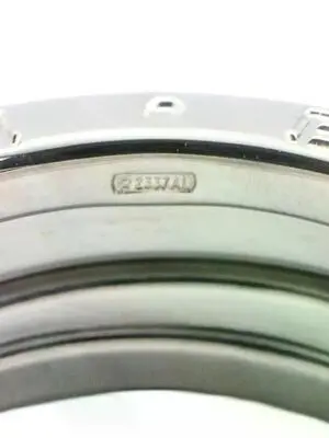 BVLGARI B.zero1 18k White Gold 3-band Ring