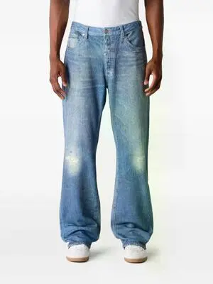 OTHER MATTERS DENIM Distressed Wide-leg Jeans