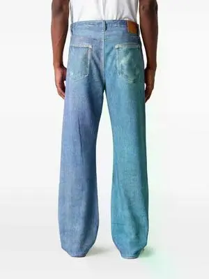 OTHER MATTERS DENIM Distressed Wide-leg Jeans
