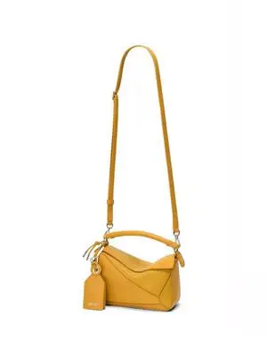 Loewe Featherlight Puzzle Mini Bag - Yellow