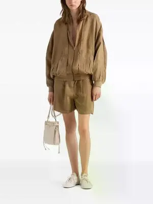 Prada Silk Bomber Jacket