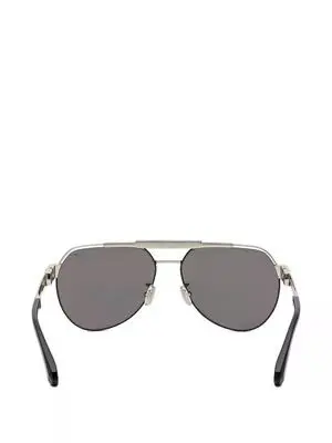 Philipp Plein Logo-engraved Pilot-frame Sunglasses