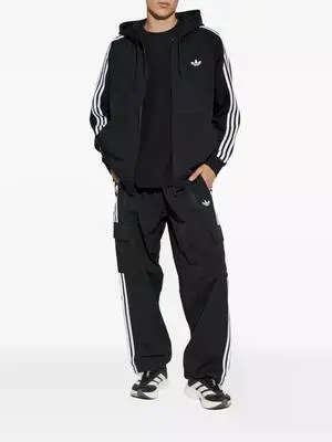 Adidas Logo-embroidered Stripe-detail T-shirt