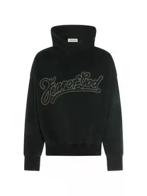 Fear Of God Logo Print Hoodie