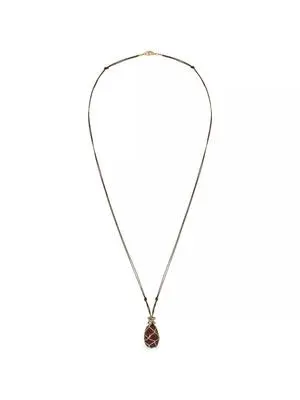 ROXANNE ASSOULIN Netted Stone Pendant Necklace