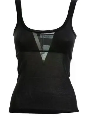 Max Mara Sheer-panel Tank Top