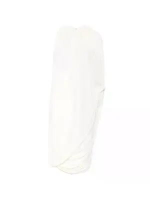 Coperni Draped Smocked Midi Dress
