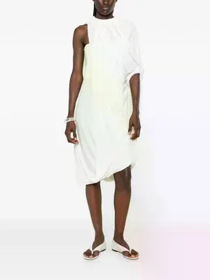 Coperni Draped Smocked Midi Dress