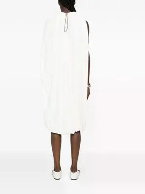Coperni Draped Smocked Midi Dress