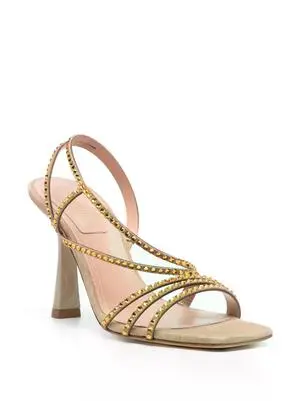 Alberta Ferretti Crystal-embellished Sandals