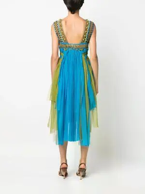 Alberta Ferretti Embellished Midi Dress