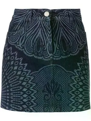 Alberta Ferretti Patterned Jacquard Skirt