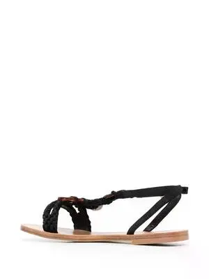 Alberta Ferretti Woven Strap Sandals