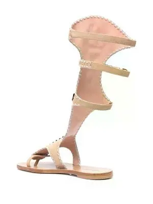 Alberta Ferretti Embellished Gladiator Sandals