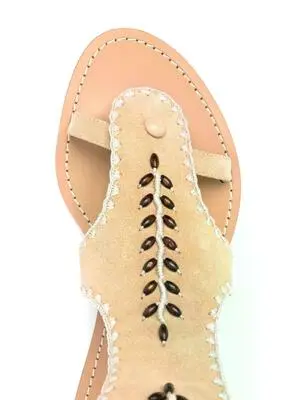 Alberta Ferretti Embellished Gladiator Sandals