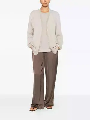 Giorgio Armani V-neck Button-up Jacket And Blouse