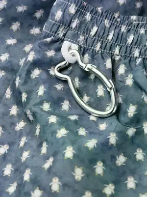 Fedeli Penguin Print Swim Shorts