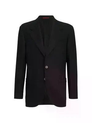 Brunello Cucinelli Cashmere Panama Deconstructed Blazer With Patch Pockets