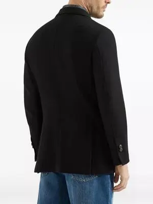 Brunello Cucinelli Cashmere Panama Deconstructed Blazer With Patch Pockets