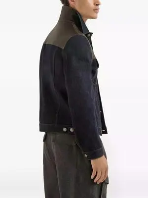 Brunello Cucinelli Paneled Four-pocket Denim Jacket