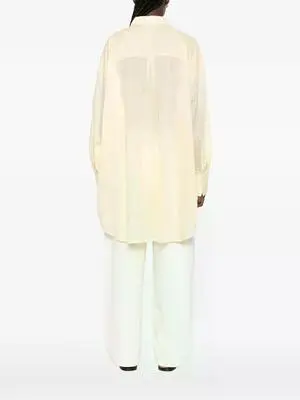 TOTEME Monogram Embroidered Oversized Shirt