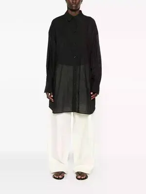 TOTEME Monogram Patterned Oversized Shirt