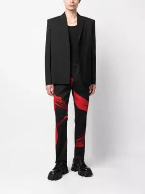 Moschino Black Wash Pants For Men