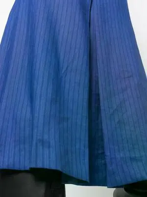 Moschino Striped Linen Blend Shorts