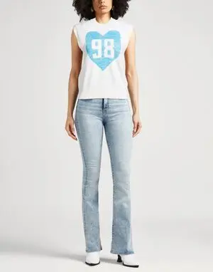 Maje Sleeveless Knit Sweater With Heart Motif