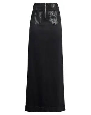 Versace Cotton Elastane Flared Denim Skirt