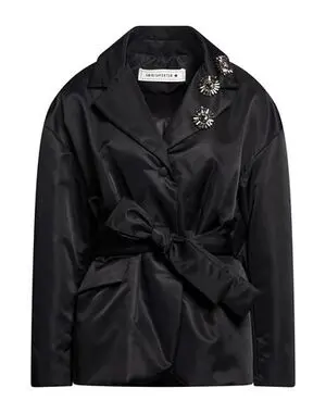 SHIRTAPORTER Nylon Belted Jacket With Brooch Embellishment