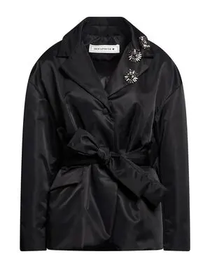 SHIRTAPORTER Nylon Belted Jacket With Brooch Embellishment