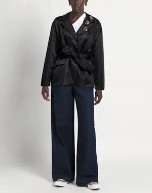SHIRTAPORTER Nylon Belted Jacket With Brooch Embellishment