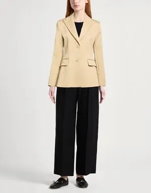 Paul & Joe Single-breasted Blazer In Sand Cotton Elastane
