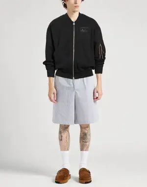 Aries Zip Up Cotton Sweatshirt