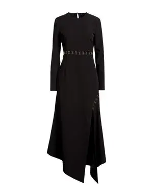 Just Cavalli Crepe Maxi Dress With Embellishments
