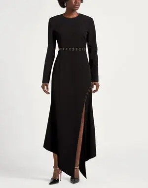 Just Cavalli Crepe Maxi Dress With Embellishments