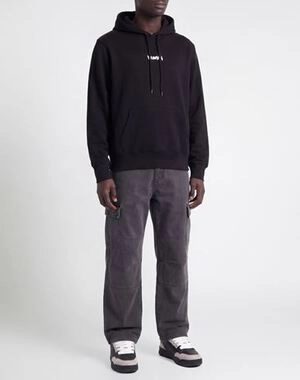 DISCLAIMER Cotton French Terry Hoodie - Black