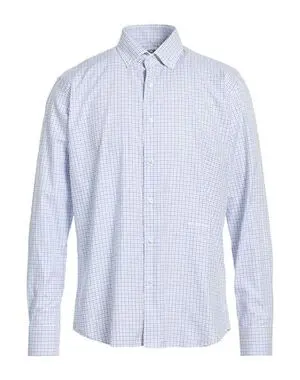 Iceberg Man Shirt Light Blue Size 15 ¾ Cotton Light Blue