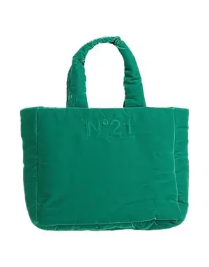 N°21 Maxi Velvet Shopper Bag - Green
