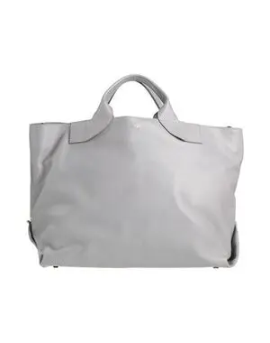 N°21 Pebbled Leather Maxi Shopper Bag - Grey